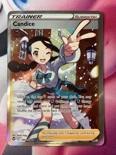 Candice - 189/195 -Pokemon TCG- SWSH Silver Tempest | eBay