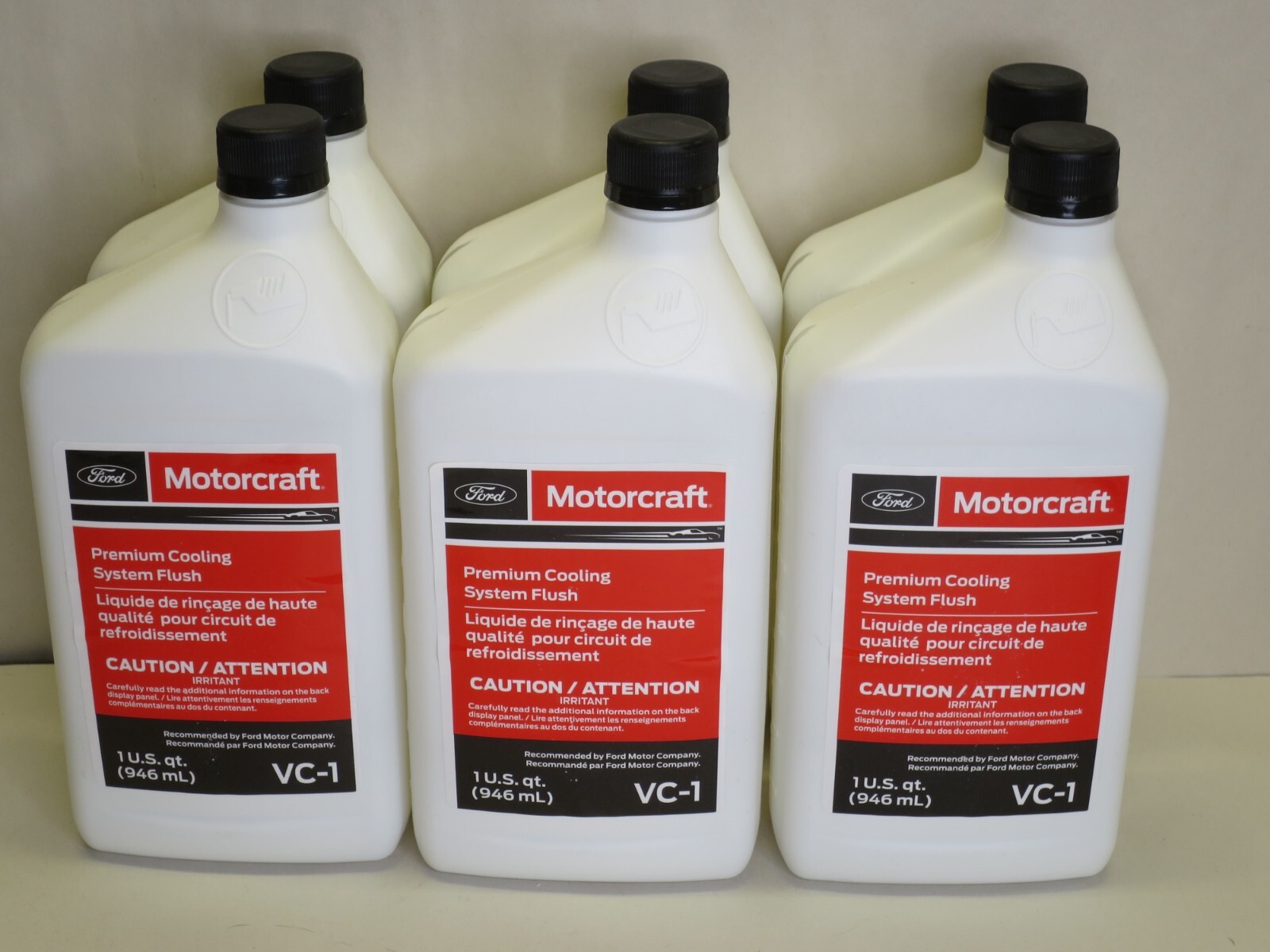 Motorcraft VC-1 Premium Cooling System Flush 22oz Case of 6 Bottles | eBay