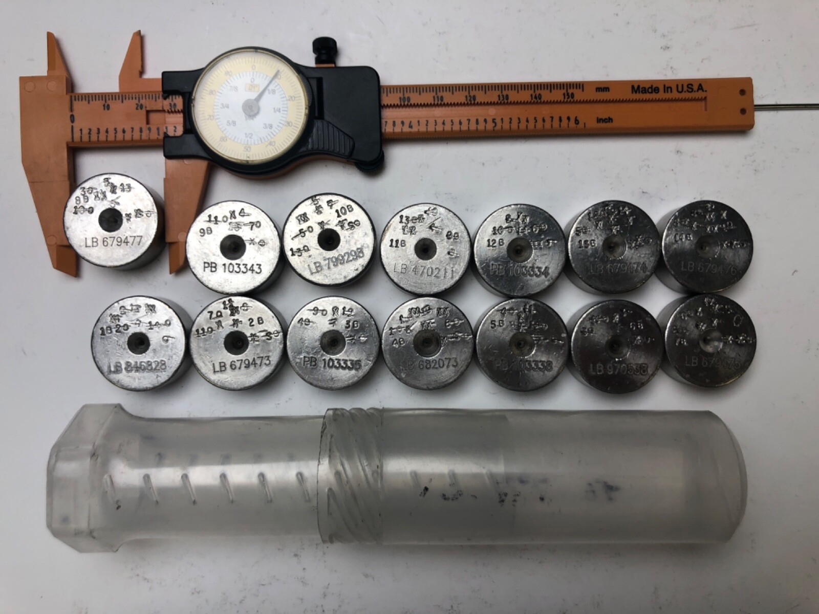 Matched Elongation Wire Diamond Poly Die Drawing Set of 14 0.3606 | eBay