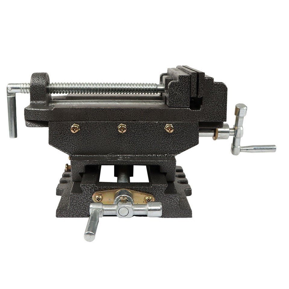 3"/4"/5"/6" Cross Drill Press Vise Slide Milling 2 Way X-Y Clamp Heavy ...