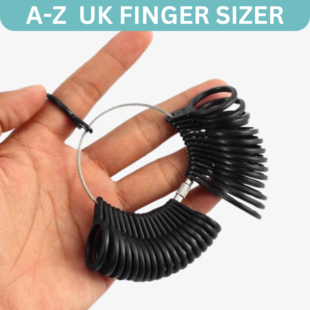 UK Ring finger sizer measure gauge all British sizes A - Z+1 -Free ...