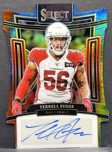 2023 Panini Select - TERRELL SUGGS - TIE DYE AUTO /25 - Ravens ...