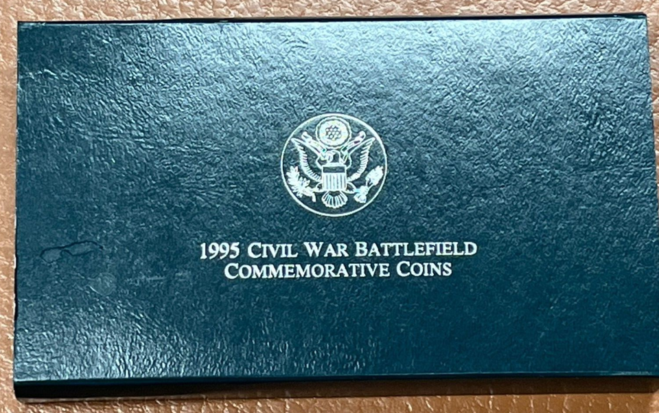 1995 S Civil War Battlefield BU Commemorative Half Dollar Coin ...