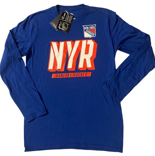 New with Tags New York Rangers Long Sleeve Fanatics NHL Home Team T ...