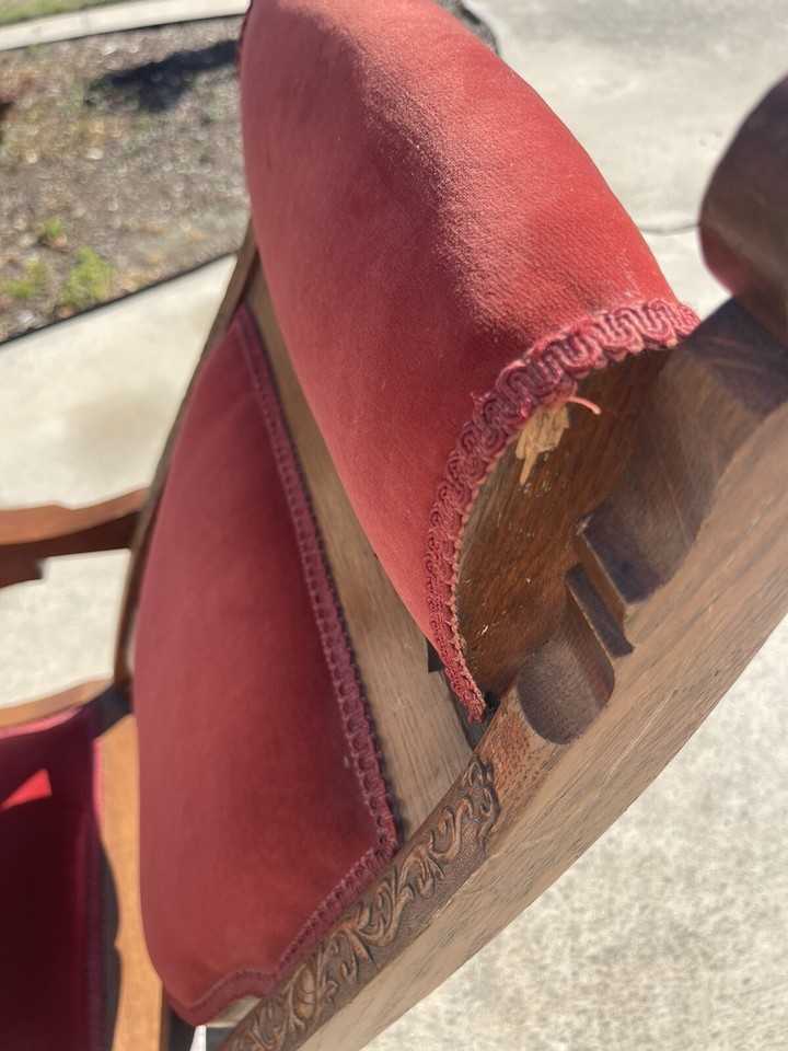 VICTORIAN PLATFORM ROCKER WITH FOOT REST. Rare | eBay