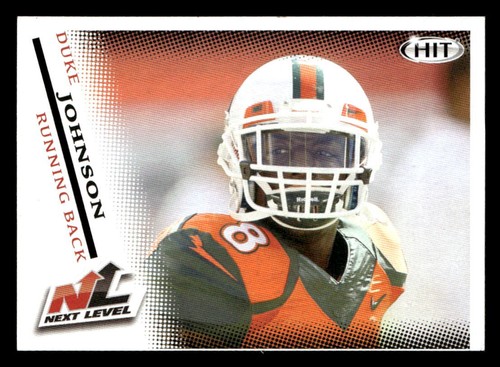 Duke Johnson 2015 SAGE HIT Card #81 Miami Hurricanes | eBay