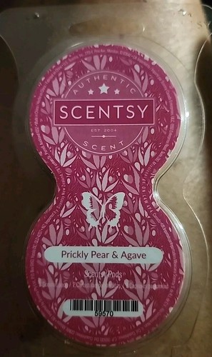 Scentsy Authentic Scent Pod Pods Twin Pak Pack- Prickly Pear & Agave ...