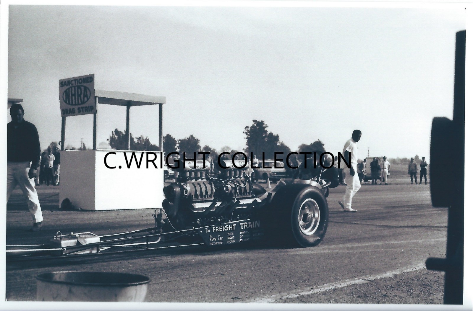 1960s NHRADrag Racing-"The FREIGHT TRAIN"-2 Engine Top Gas Dragster ...
