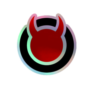 2 x 2 Inch Diablo Die Cut Holographic Stickers Decals | eBay