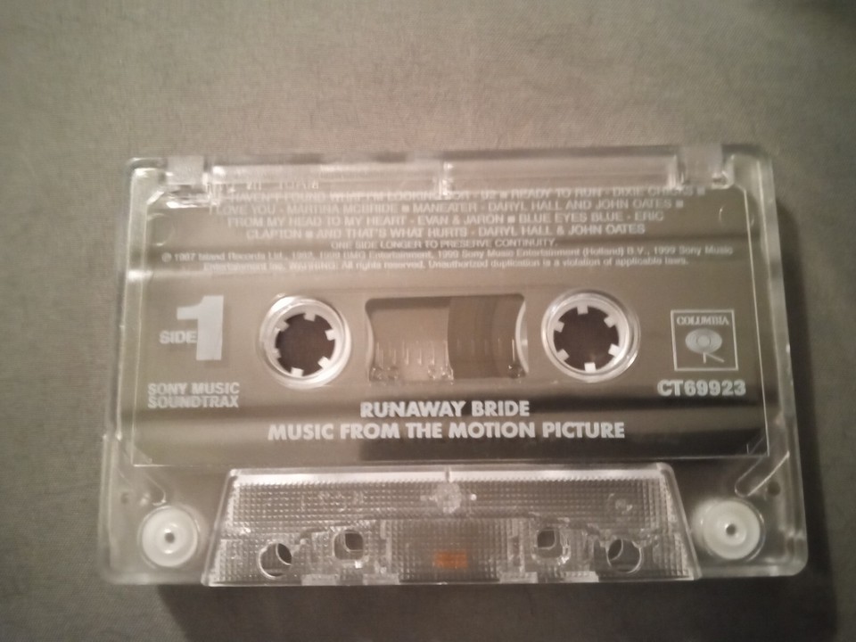 The Runaway Bride Original Soundtrack Cassette 1999 with Dixie Chicks ...