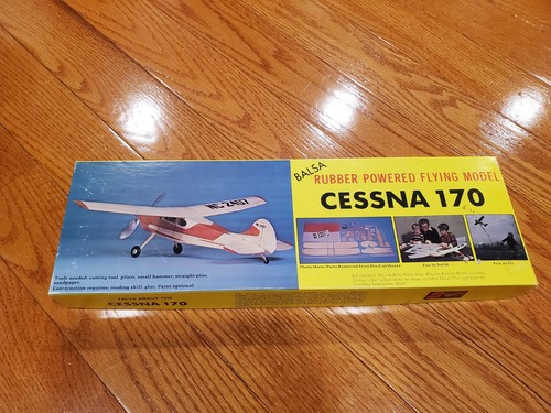Sterling Models Cessna 170 Balsa Kit - 21" Wing Span Flying Model ...