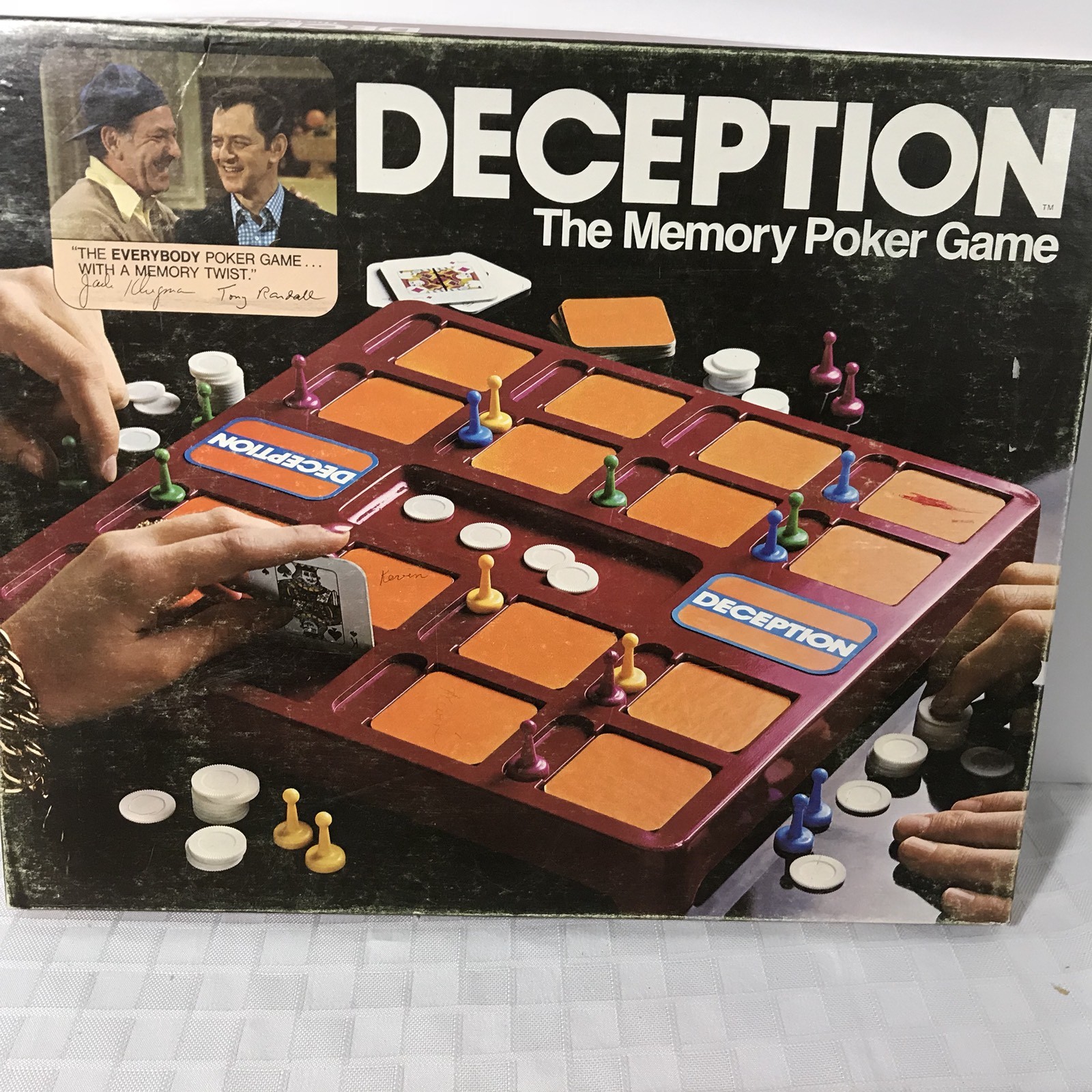 Deception Memory Poker Game Lowe 2501 Vintage 1975 | eBay