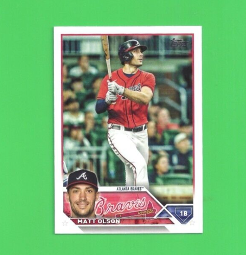 MLB 2023 Topps MATT OLSON #481 Atlanta Braves | eBay