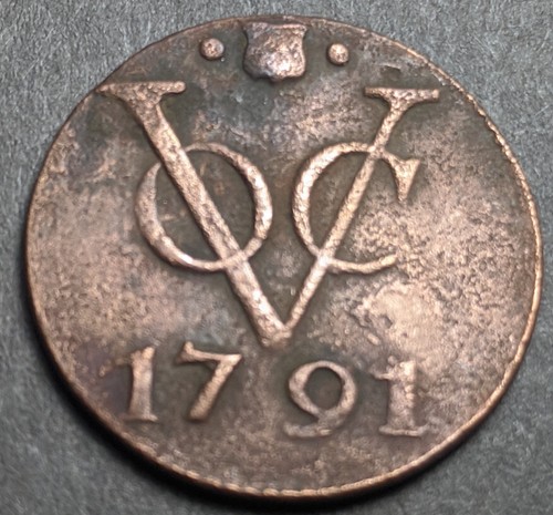 Antique 1791 VOC Duit Dutch East India Company Coin | eBay