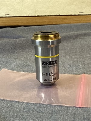 Zeiss 10x Ph1 F10/0.25 Microscope Objective 160/- 46 04 05 | eBay