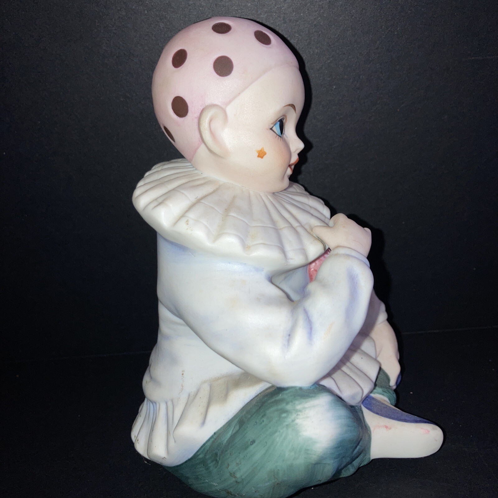 VINTAGE SEYMOUR MANN MUSIC BOX - HARLEQUIN PIERROT CLOWN ROTATING ...