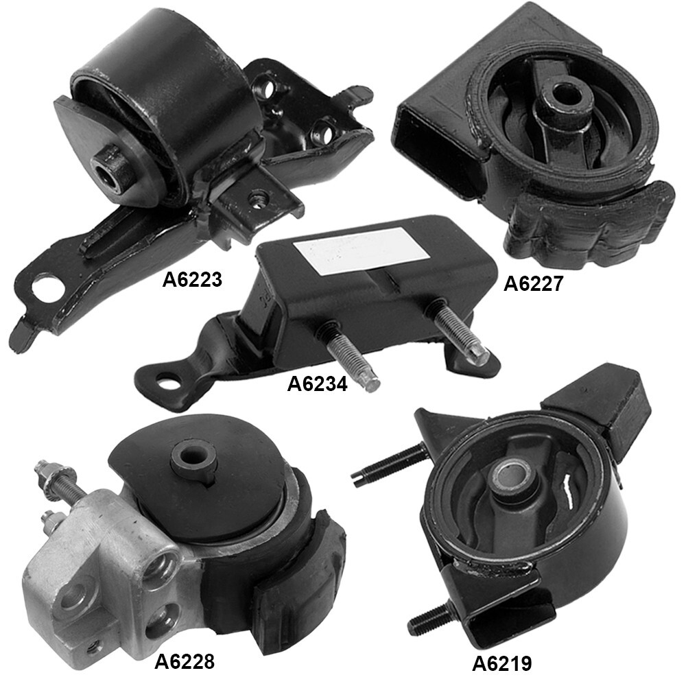Engine Mounts & Auto Trans Mounts 5PCS for Toyota Corolla 1.6L Wagon ...