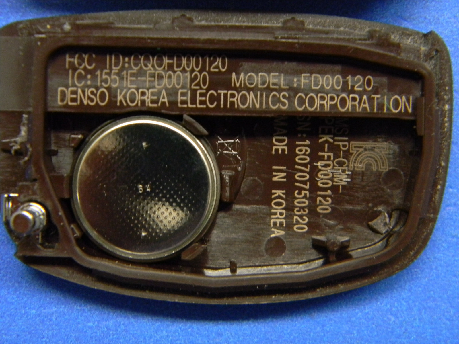 HYUNDAI SMART KEY KEYLESS ENTRY REMOTE FOB CQOFD00120 FD00120 | eBay