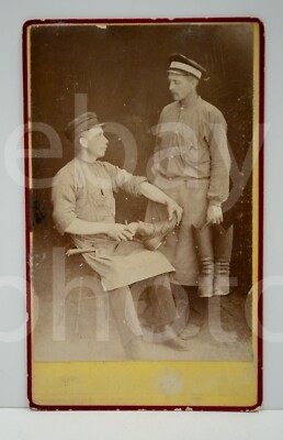Occupational Cobbler Bootmaker Studio Shop Portrait Carte de Visite CDV ...