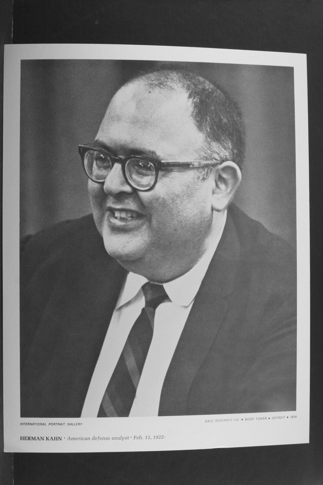 Herman Kahn - Print by International Portrait Gallery - Vintage L1135A ...