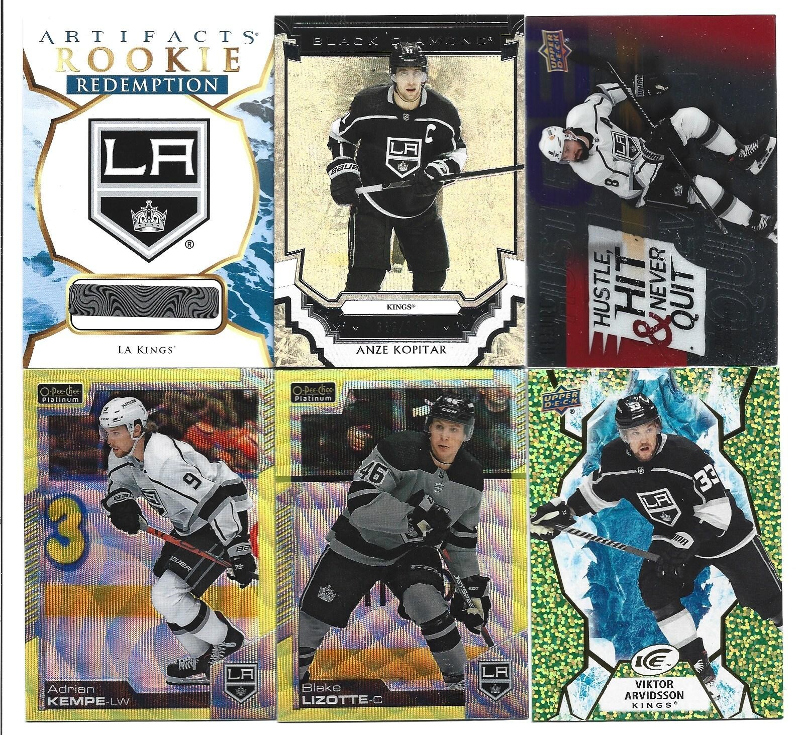 Los Angeles Kings 12 Card Lot Anze Kopitar /349 Alex Laferrier Rookie ...