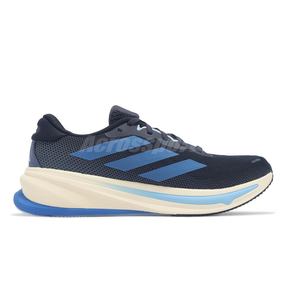 adidas Supernova Rise 2 M Black Blue Men Reflective Road Running Shoes ...