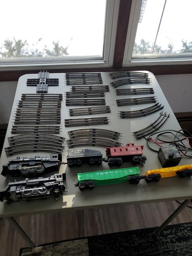 Vintage Lionel 027 Train Set Engine Locomotive Cars Track Lot Set | eBay