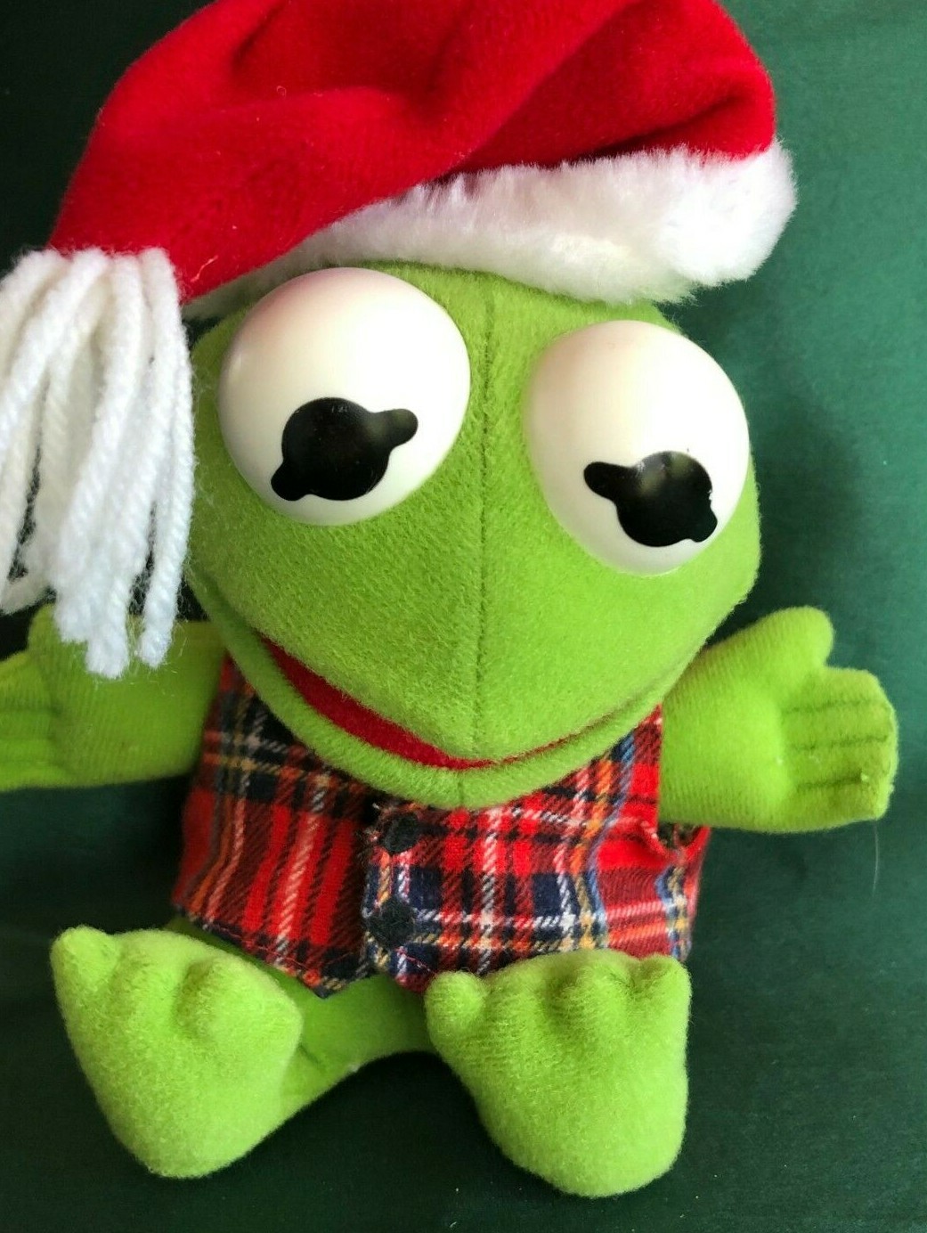 SIMON MARKETING - 7" SITTING BABY KERMIT (W/ SANTA HAT / CHRISTMAS) | eBay