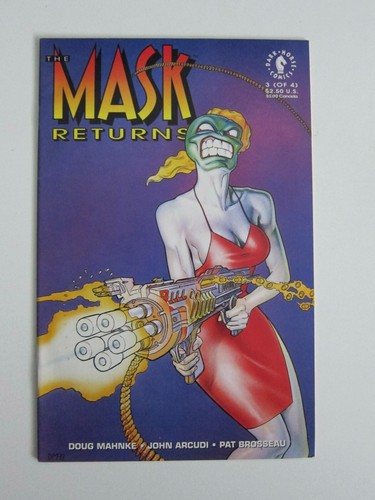 THE MASK RETURNS #3 VF+ DARK HORSE COMICS 1993 JIM CARREY ARCUDI DOUG MAHNKE ART | eBay