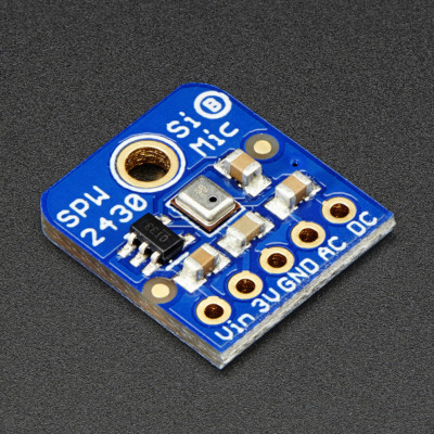 Adafruit MEMS Microphone Breakout Board, Silicon MEMS Microphone ...