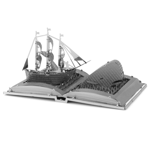 Metal Earth Moby Dick Book Sculpture 3D metal Model + Tweezer 11166 ...