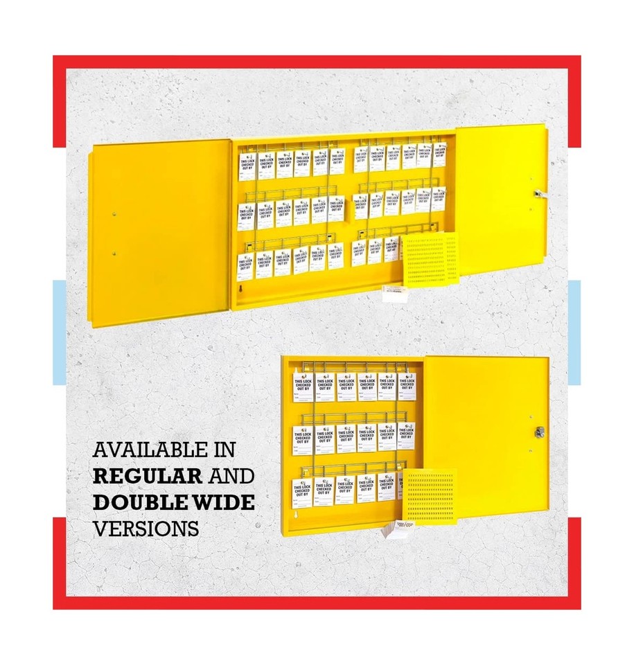 Lockout Tagout Kit, Padlock Control Center for Safe Padlock Storage ...