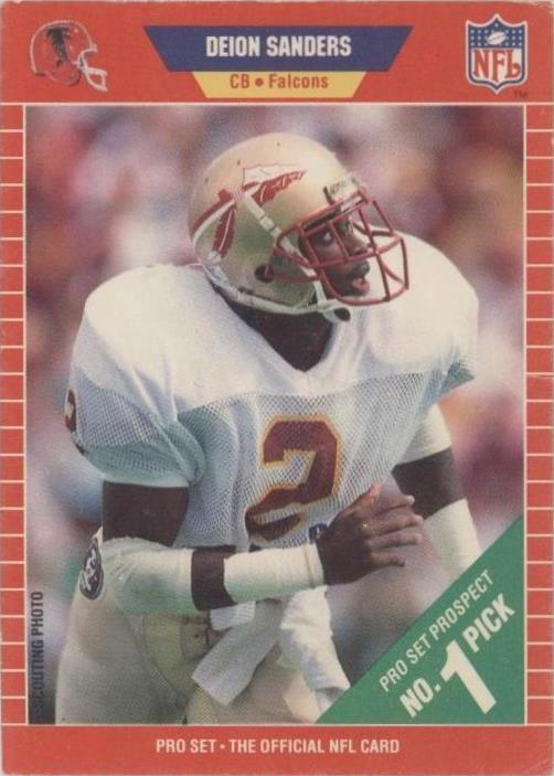 1989 Pro Set Deion Sanders #486 for sale | eBay