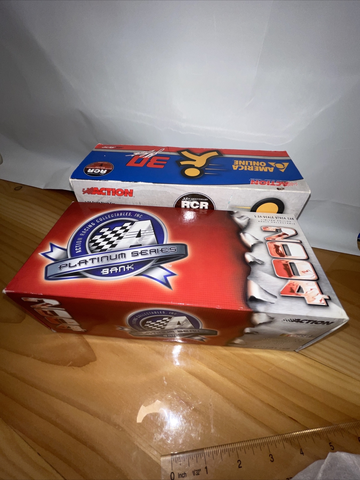 JEFF BURTON 2004 CHEVY MONTE CARLO AOL RCR 35TH ANNI DIECAST BOX ONLY 1 ...