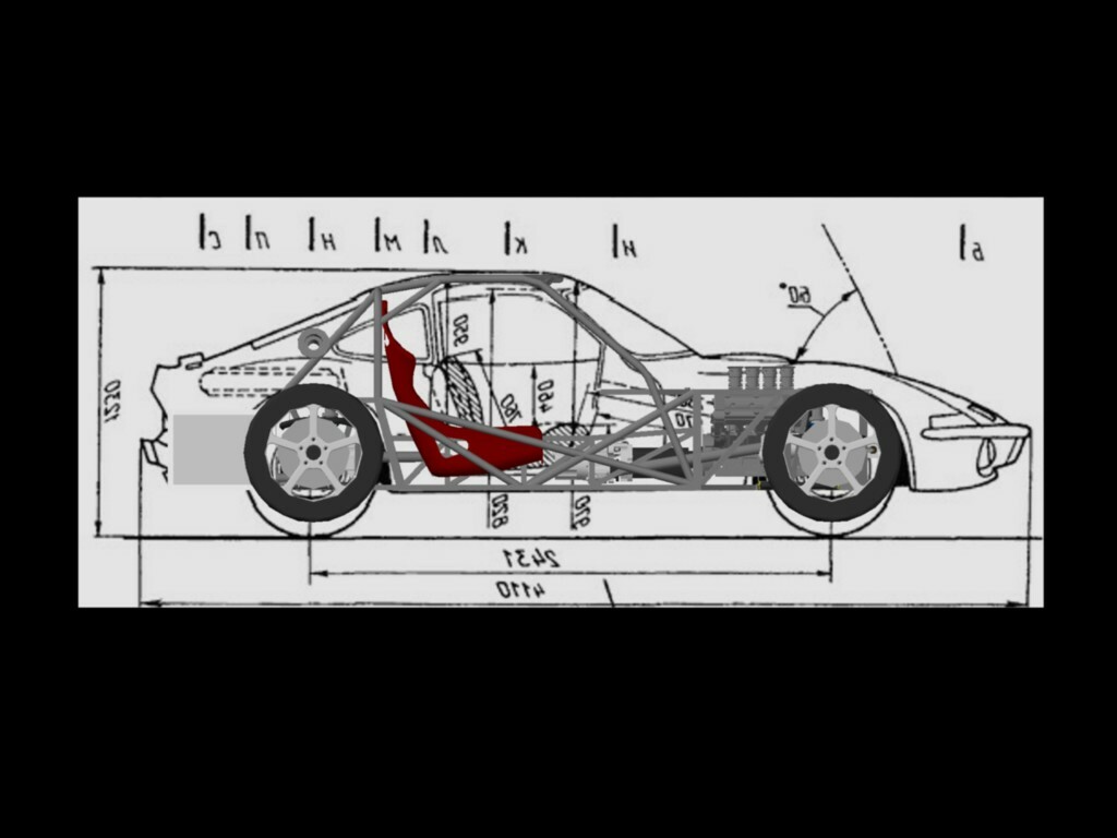 Opal GT AWD SuperCar Race Car Chassis Plans Blueprints | eBay