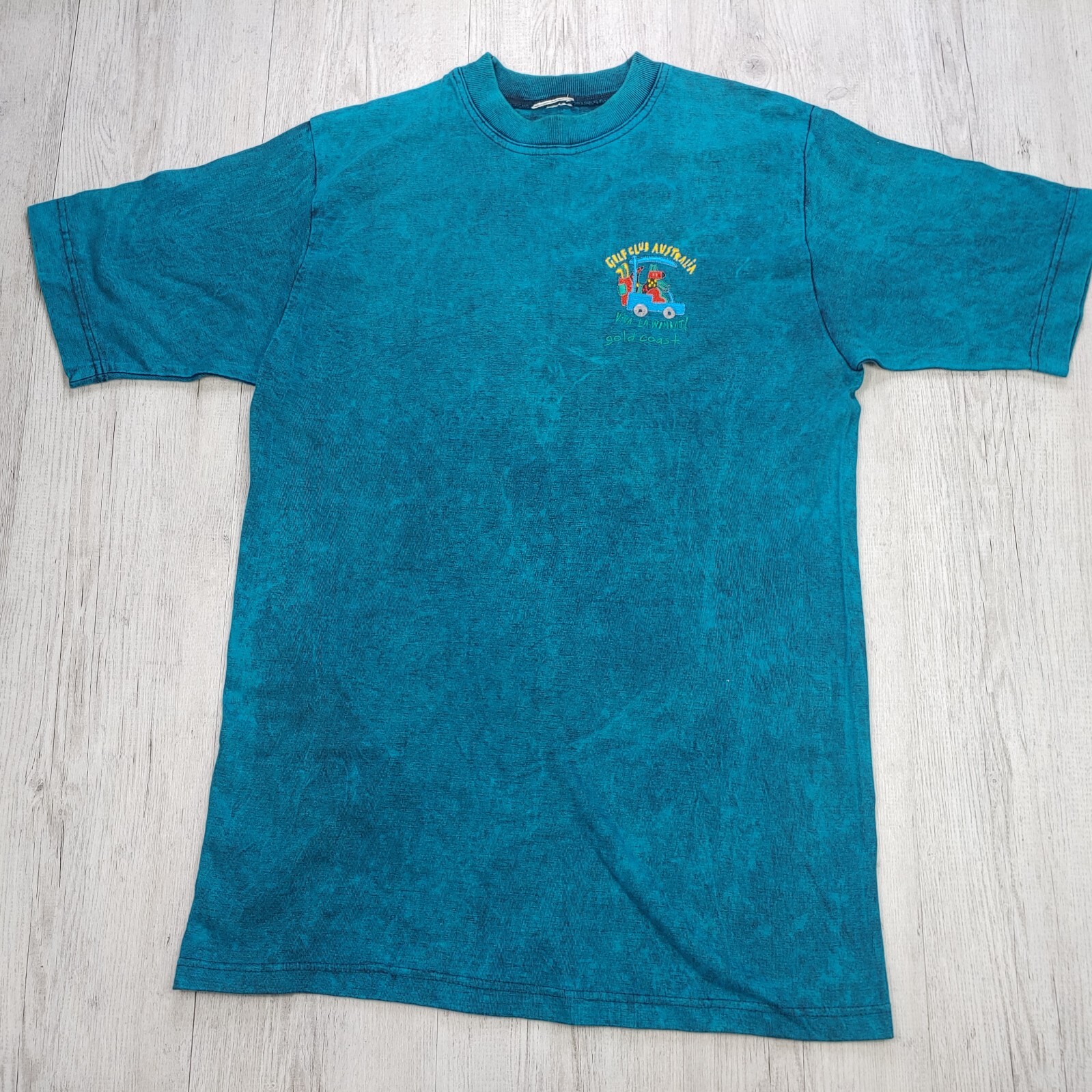 Vintage 90s Viva La Wombat Golf Club Australia Gold C… - Gem