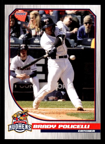 Brady Policelli 2022 Choice Toledo Mud Hens #NNO Toledo Mud Hens | eBay