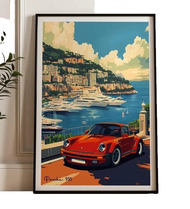 Porsche 930 Poster | eBay
