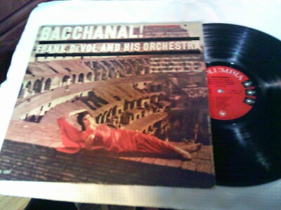 BACCHANAL FRANK DEVOL AND HIS ORCHESTRA MONO RECORD ALBUM | eBay