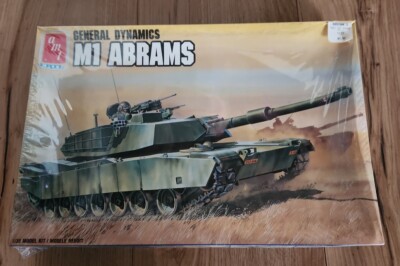 AMT 8670 Ertl 1:35 General Dynamics M1 Abrams Tank Kit new in wrap | eBay