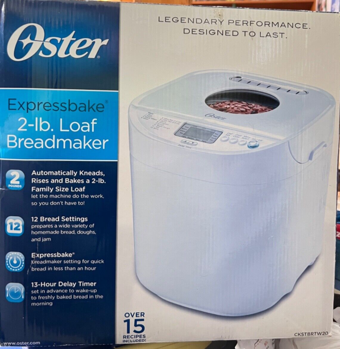 Oster Expressbake Bread Maker - White, 2lb for sale online | eBay