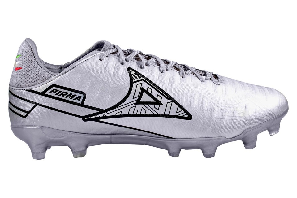 Pirma Men's Soccer Cleats Firm Ground Skin Gamer 3046 Color Silver ...