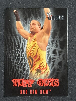 2004 Fleer WWE Chaos Wrestling Tuff Guys Rob Van Dam Card #7 | eBay