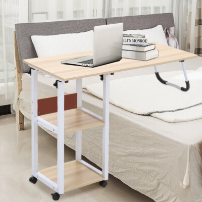 Folding OverBed Table Tray Adjustable Mobility Aid Chair PC Laptop Storage Shelf | eBay UK