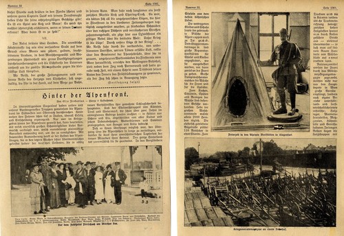 Behind the Alpine Front * Edelweiss troops * Alps War * 1917 * ww1 | eBay