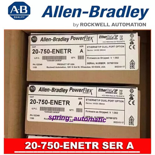 New Factory Sealed Allen-Bradley 20-750-ENETR PowerFlex 750 2-P ENet/IP ...