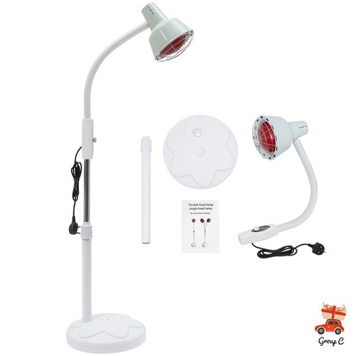 Floor Standing Near Infrared Therapy Heat Lamp Health Pain Relief 275W ...