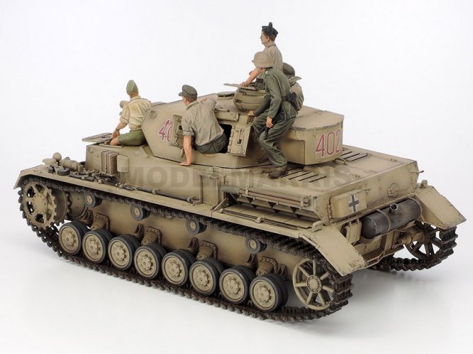 TAMIYA 25208 1/35 Panzerkampfwagen IV Ausf.F & Motorcycle North Africa ...