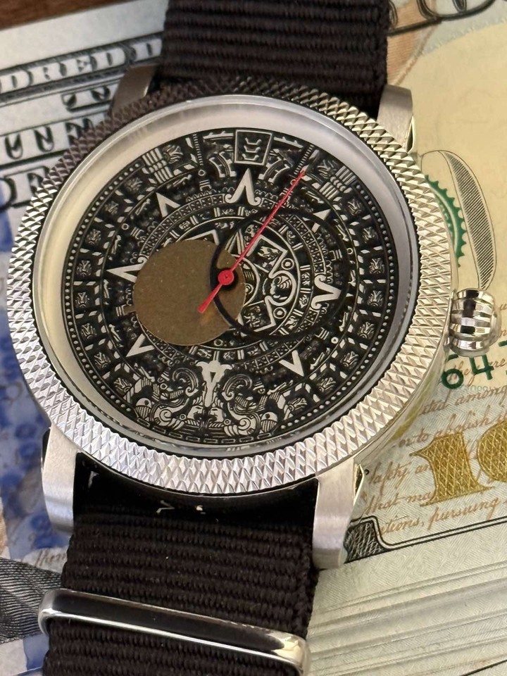 Raketa Watch Automatic Buran Black Horoscope USSR Wrist Pilot Vintage ...