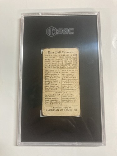Sgc 1 1908 American caramel E91 – A Joseph Tinker Chicago Cubs | eBay